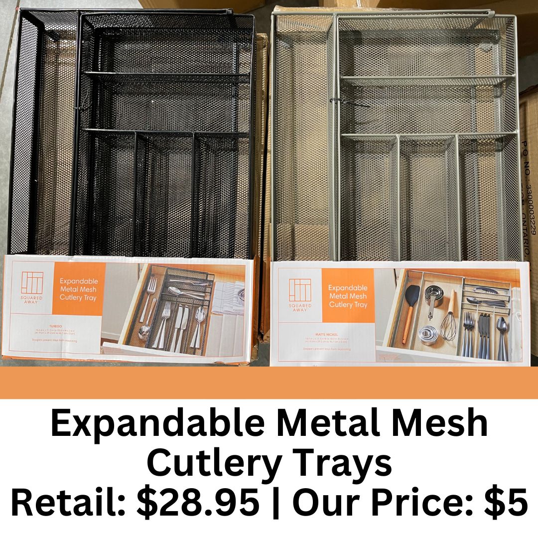Expandable Metal Mesh Cutlery Tray – Bend The Trend