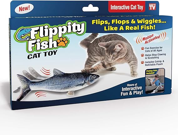 Flippity Fish Cat Toy – Bend The Trend