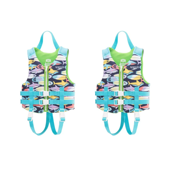 2-Pack Speedo Child Life Jacket Vests - Blue Fins – Bend The Trend